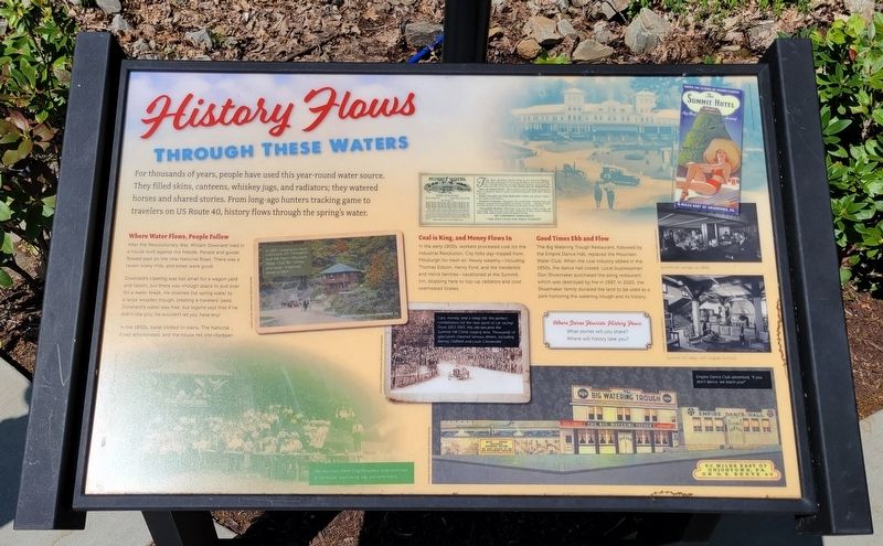 History Flows Through These Waters Historical Marker