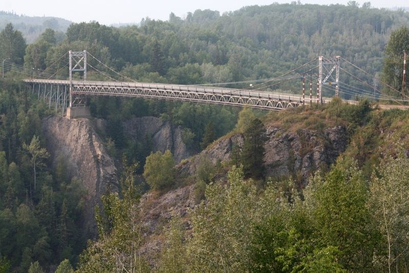 The Hagwilget Bridges Historical Marker