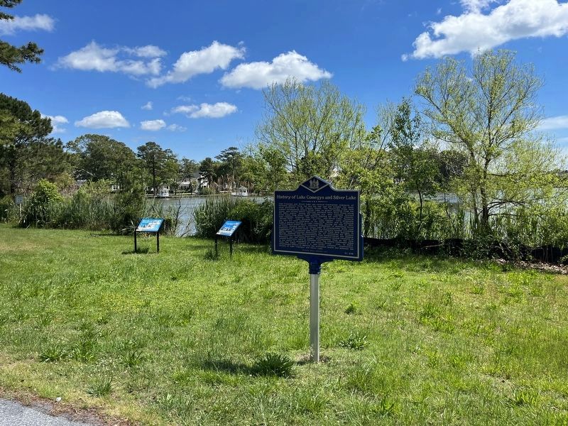 History of Lake Comegys and Silver Lake Historical Marker
