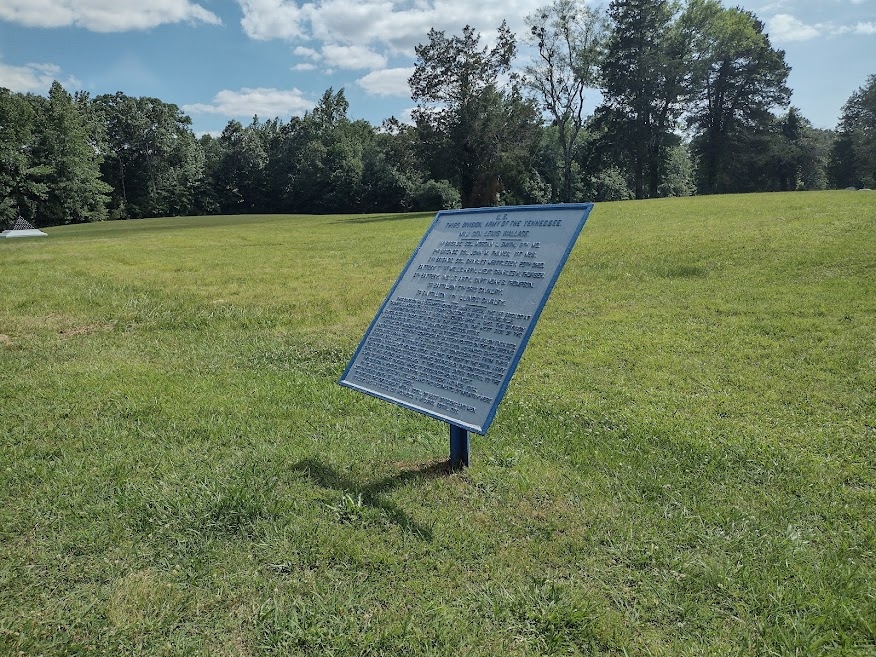 Photo: Third Division Army of Tennessee Marker