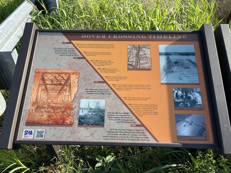 Dover Crossing Timeline Historical Marker