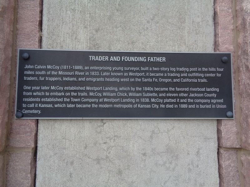 John Calvin McCoy Historical Marker