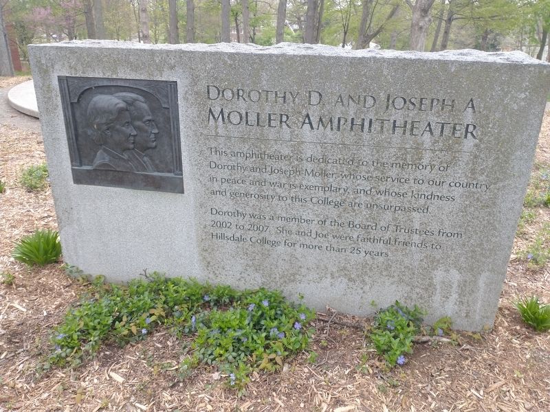 Dorothy D. and Joseph A. Moller Amphitheater Historical Marker