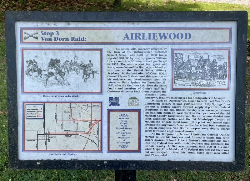 Airliewood Historical Marker