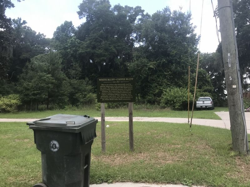 White Bluff • Coffee Bluff Historical Marker