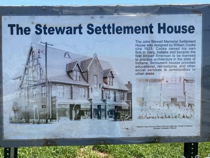 Stewart Settlement House Historical Marker