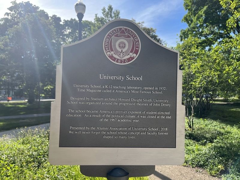 University School Historical Marker