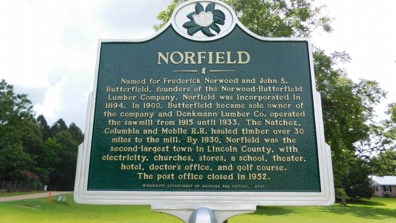 Norfield Historical Marker