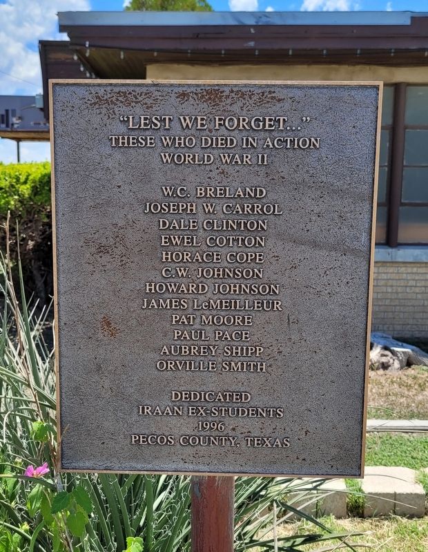 Lest We Forget, a War Memorial