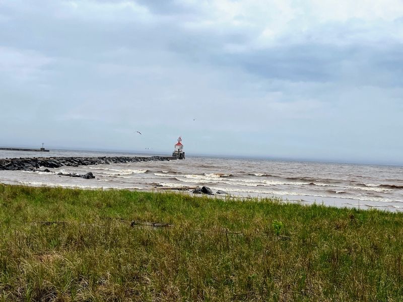 Superior Entry South Breakwater Light Historical Marker