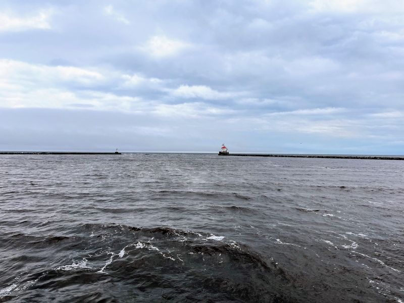 Superior Entry South Breakwater Light Historical Marker