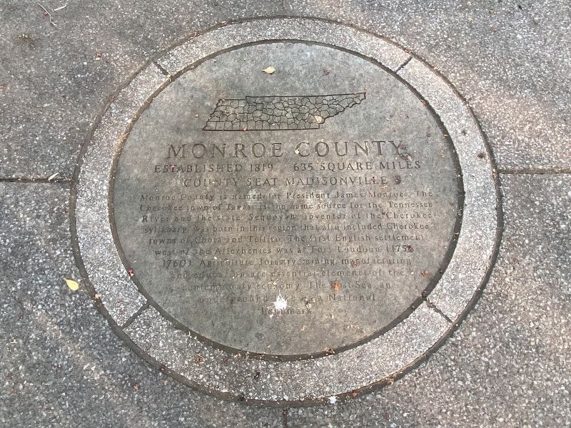 Monroe County Historical Marker