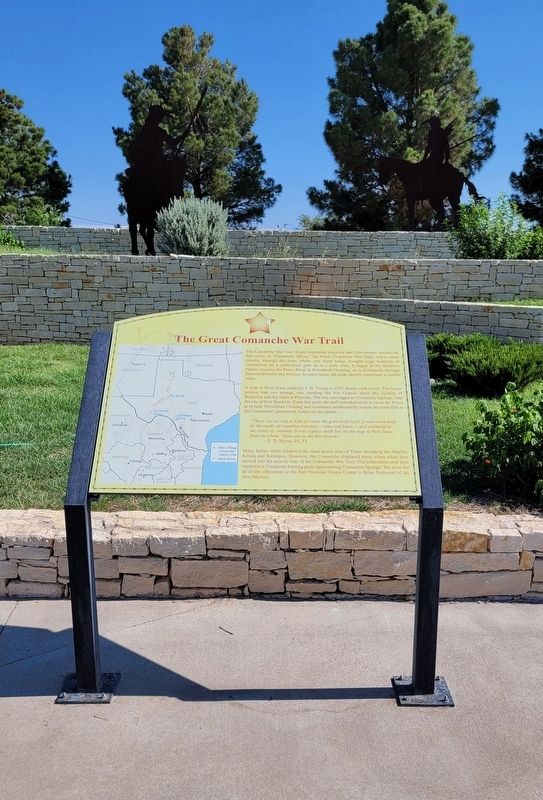 The Great Comanche War Trail Historical Marker