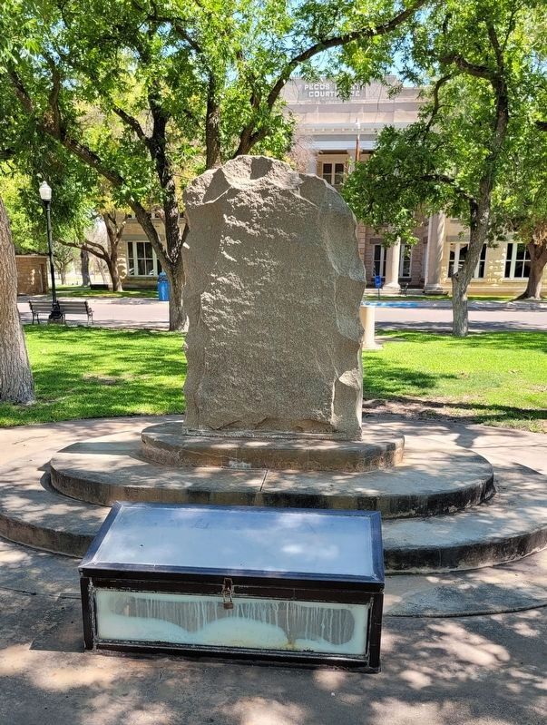 Zero Stone Park Historical Marker