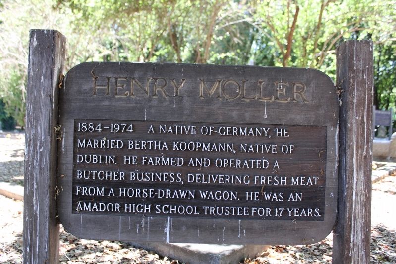 Henry Moller Historical Marker