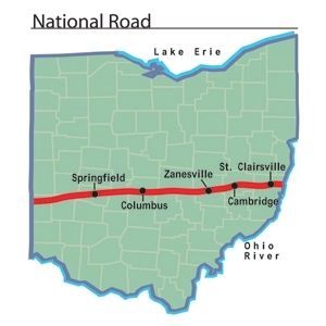 The Old National Road Historical Marker