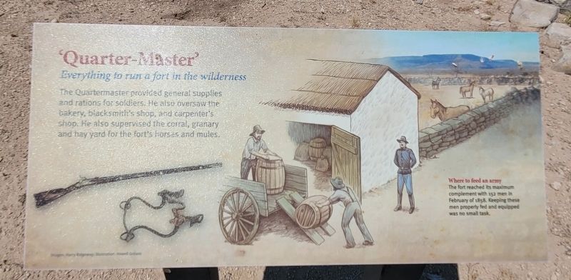 'Quarter-Master' Historical Marker