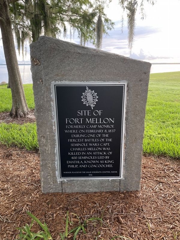 Site of Fort Mellon Historical Marker