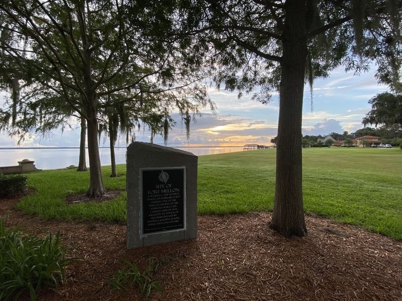 Site of Fort Mellon Historical Marker