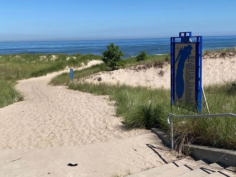 Southern Point of Lake Michigan Historical Marker