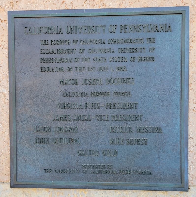 California University of Pennsylvania Historical Marker