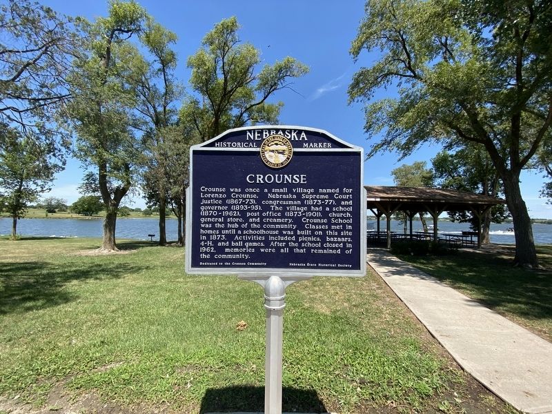 Crounse Historical Marker