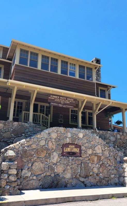 State Game Lodge Historical Marker