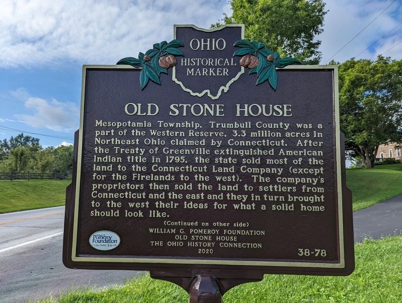 Old Stone House Historical Marker