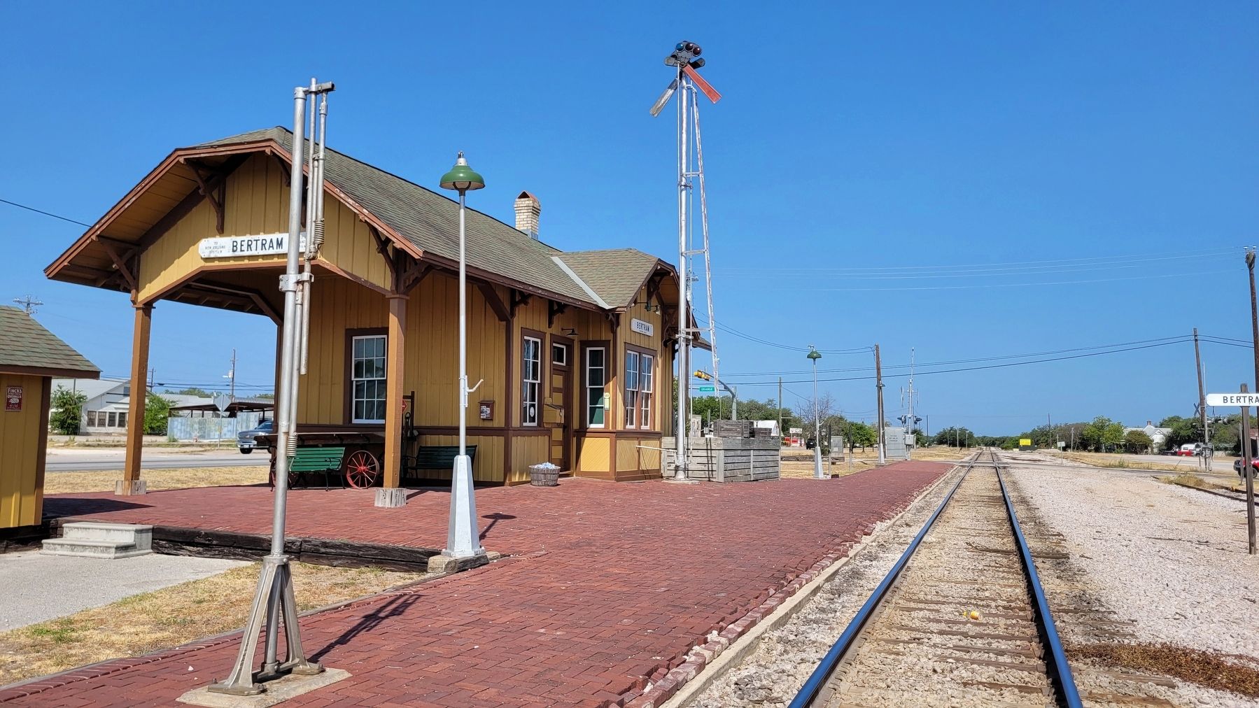 Bertram Depot Historical Marker