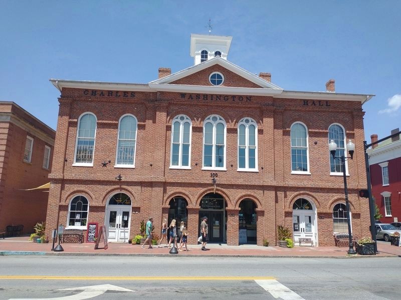 Charles Washington Hall Historical Marker