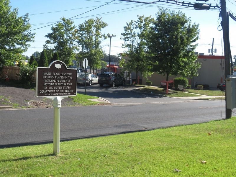 Mount Peace Cemetery Historical Marker