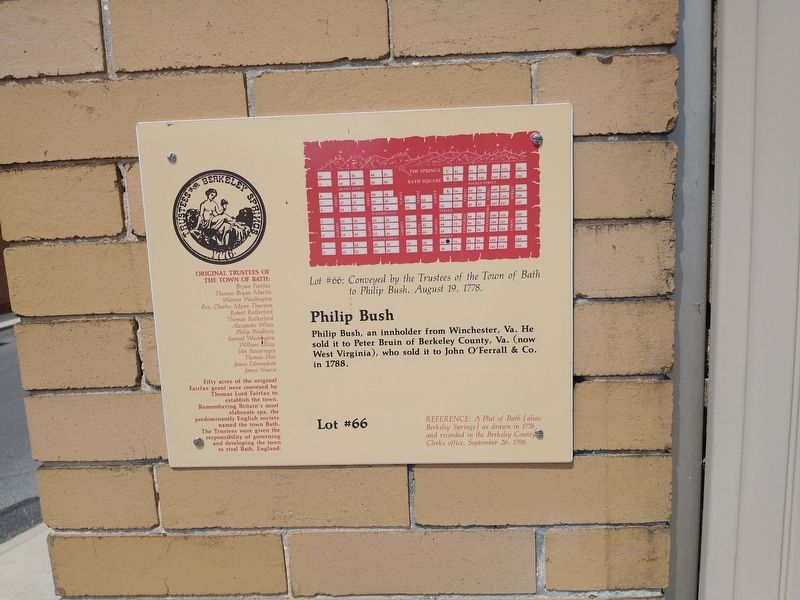 Philip Bush Historical Marker