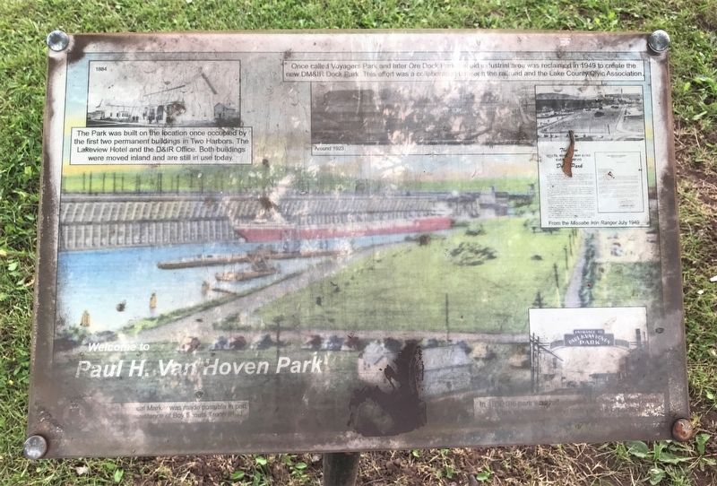 Welcome to Paul H. Van Hoven Park Historical Marker