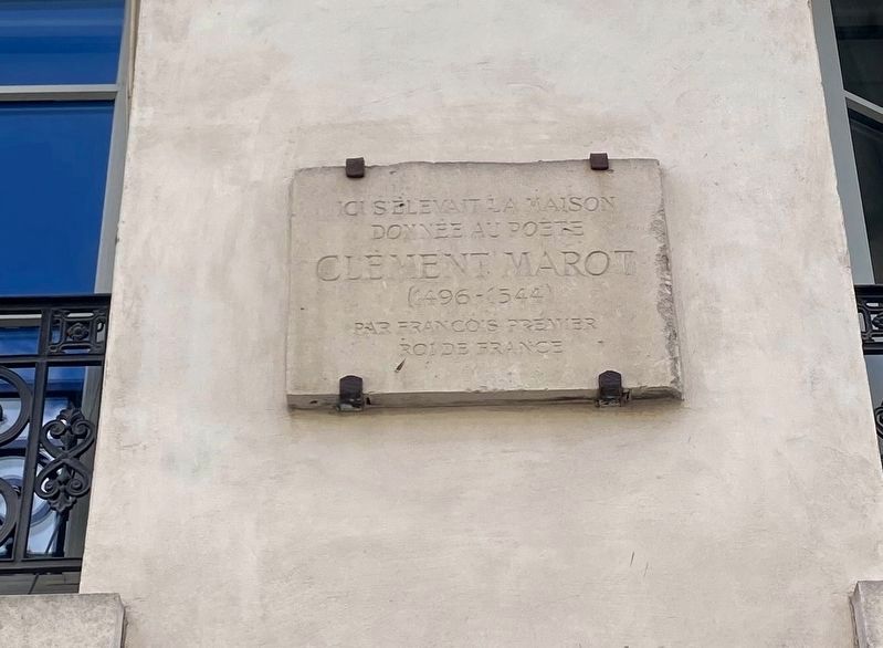 Clément Marot Historical Marker