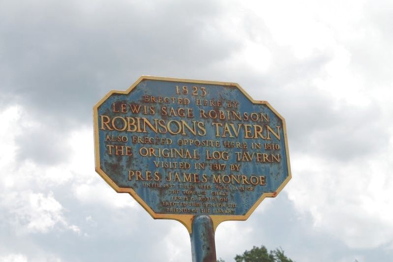 Robinson's Tavern Historical Marker