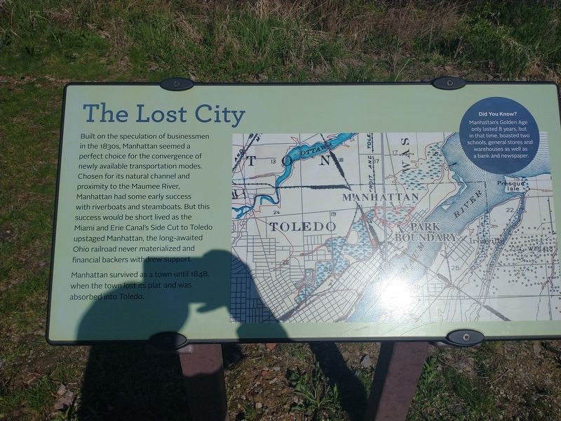 The Lost City Historical Marker