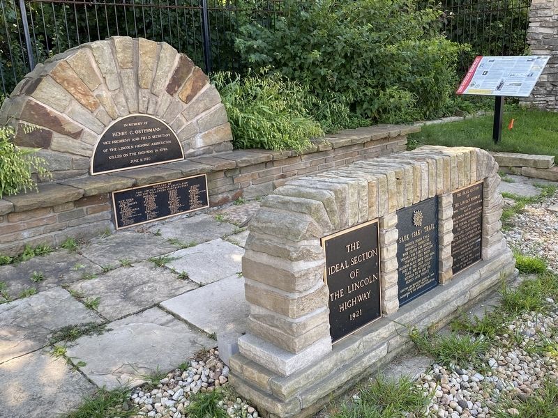 The Ideal Section Of The Lincoln Highway Historical Marker