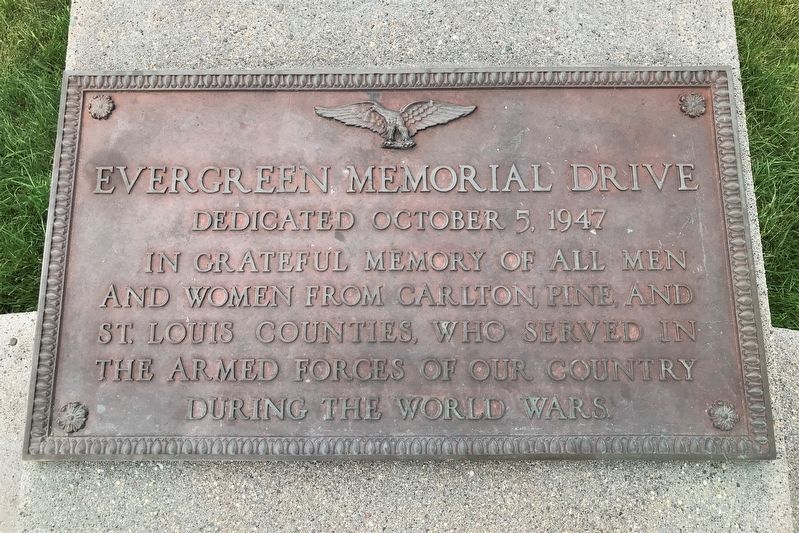 Evergreen Memorial Drive, a War Memorial