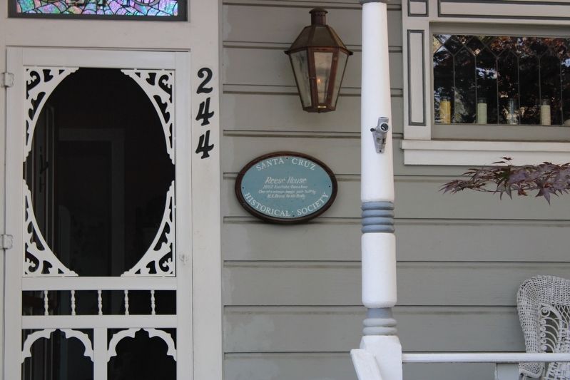 Reese House Historical Marker
