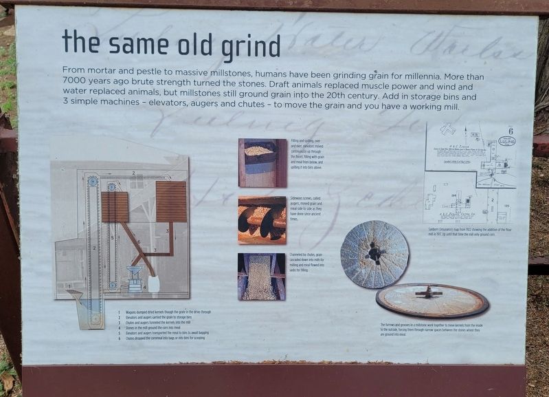 The Same Old Grind Historical Marker