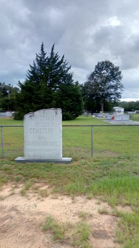 Christian Hill Cemetery Historical Marker