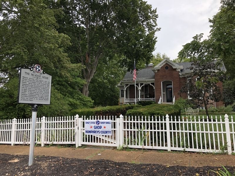 The McAdoo House Historical Marker