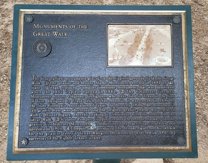 Monuments of the Great Walk Historical Marker