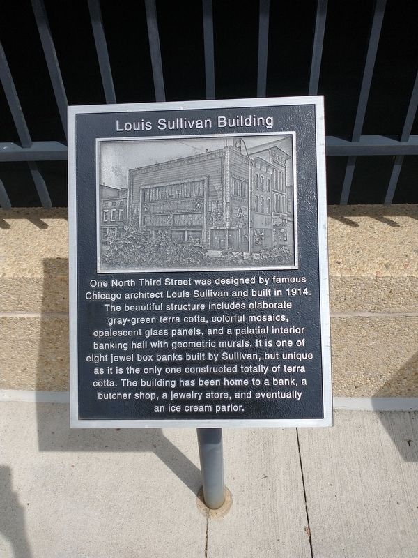 Louis Sullivan Building Historical Marker