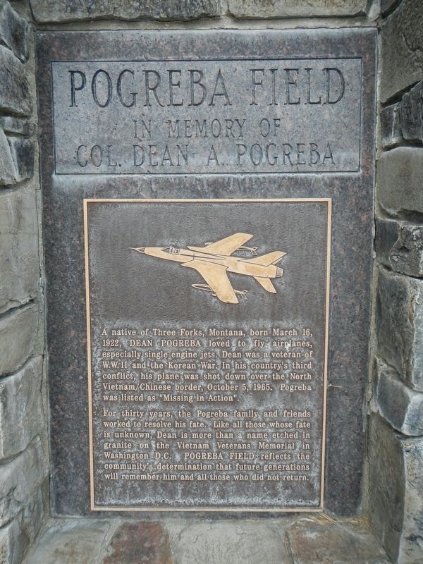 Pogreba Field Historical Marker