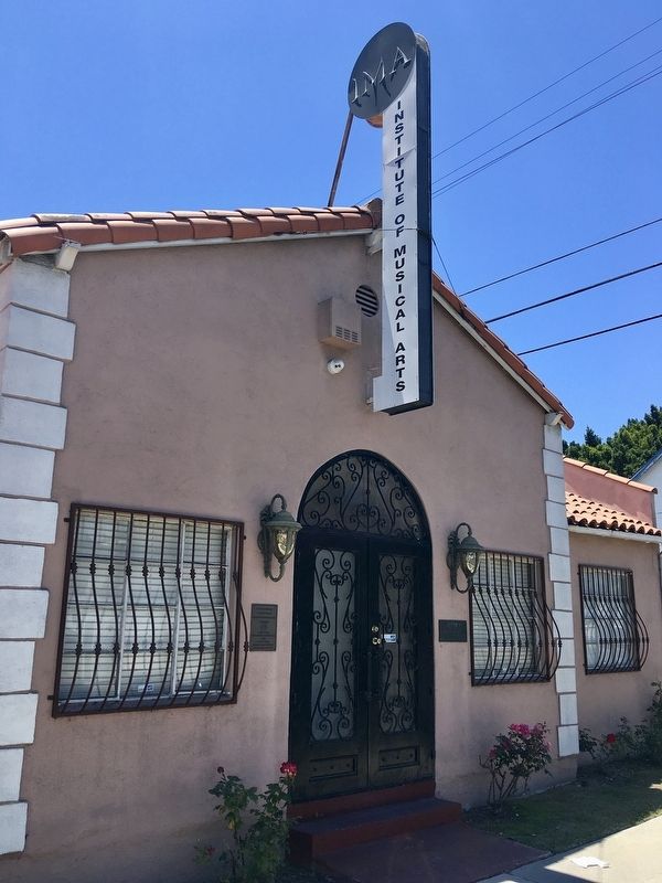 Institute of Musical Arts Historical Marker