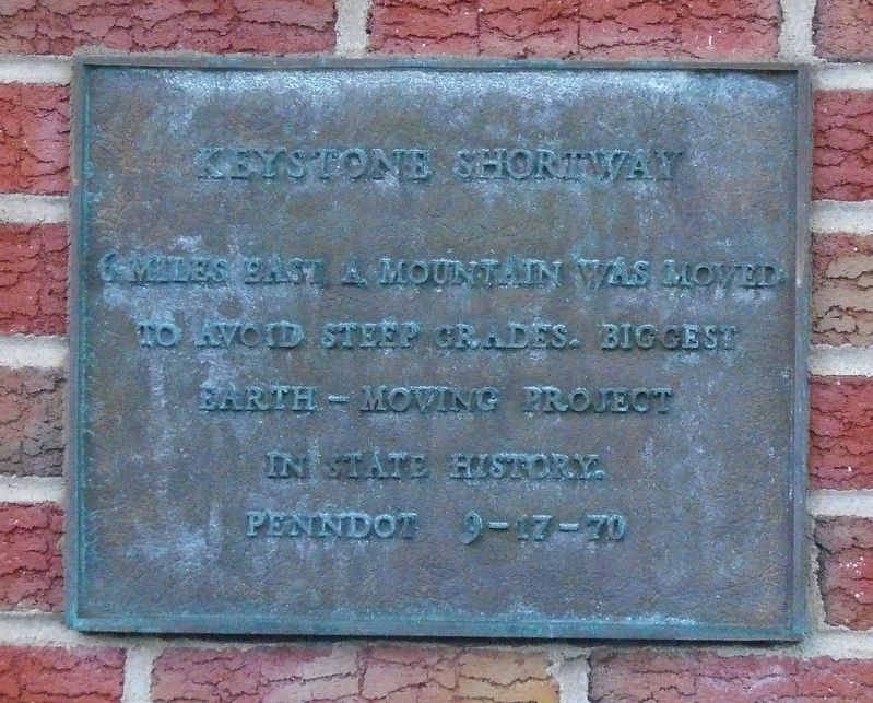 Keystone Shortway Historical Marker