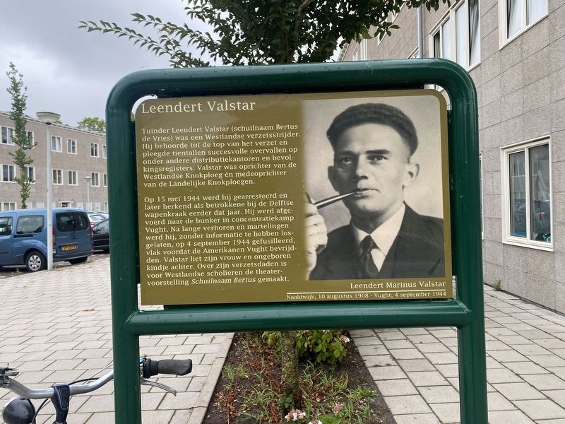Leendert Valstar Historical Marker