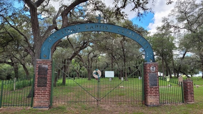 Navidad Baptist Cemetery Historical Marker
