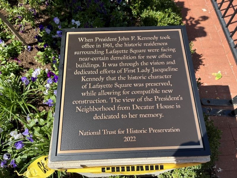 Lafayette Square Historical Marker